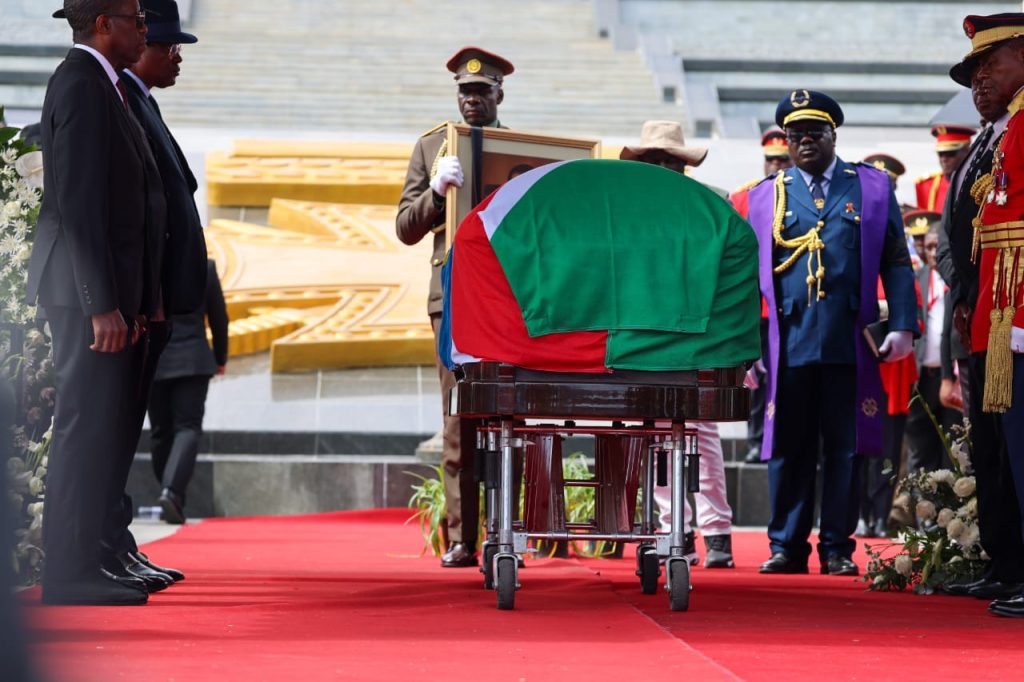 Dr Hage Geingob laid to rest - ZBC NEWS