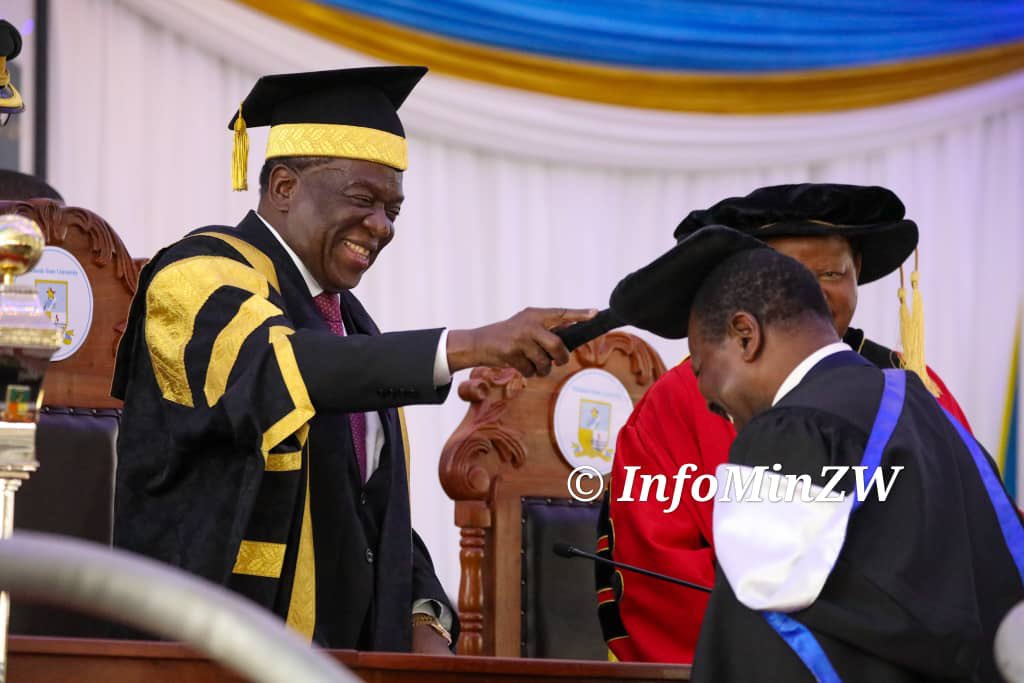 President Mnangagwa caps 6 479 graduates at MSU - ZBC NEWS
