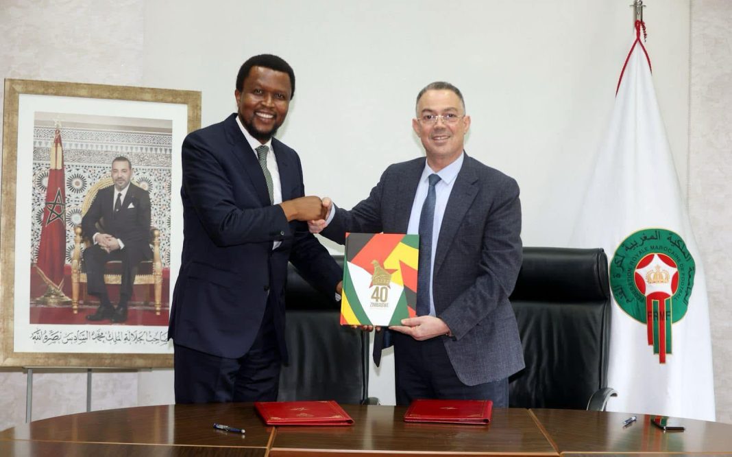 ZIFA & Royal Moroccan Football Federation sign two-year agreement to ...