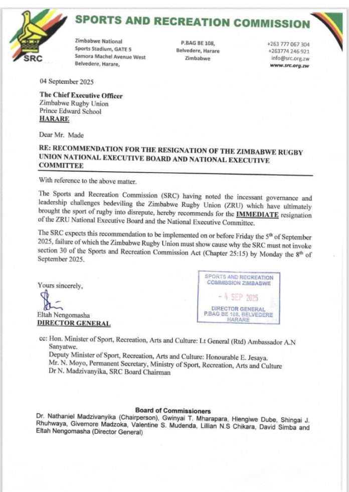 SRC calls for the immediate resignation of ZRU Executive Committee ...