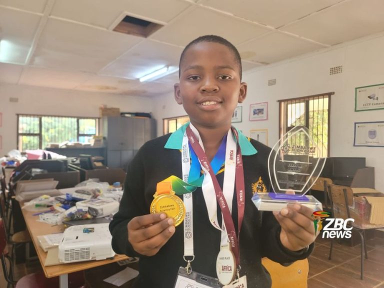 Grade seven student wins gold at 2026 Zimbabwe Science Fair - ZBC NEWS