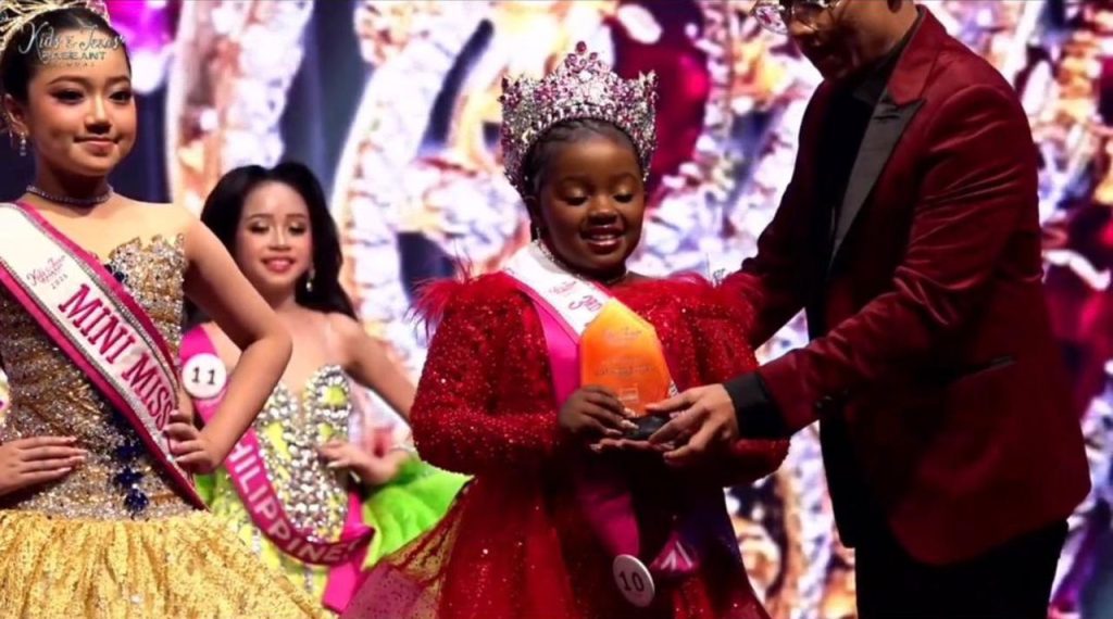 Zimbabwe’s Kaleisha Chiyaka crowned third runner-up at Mini Miss Global ...